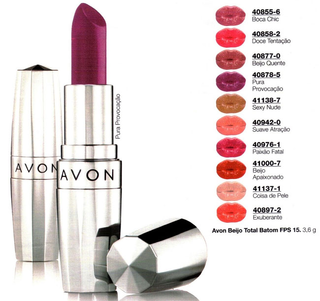 Avon lança novos batons mais hidratantes e acessível ao público ...