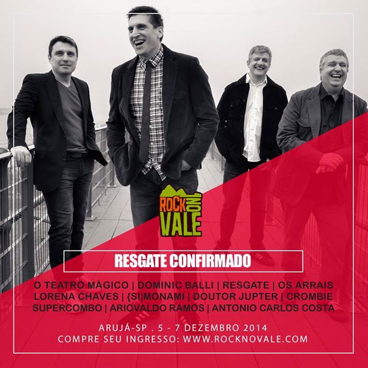 Banda Resgate e Os Arrais estão confirmados para o Rock No Vale 2014 ...
