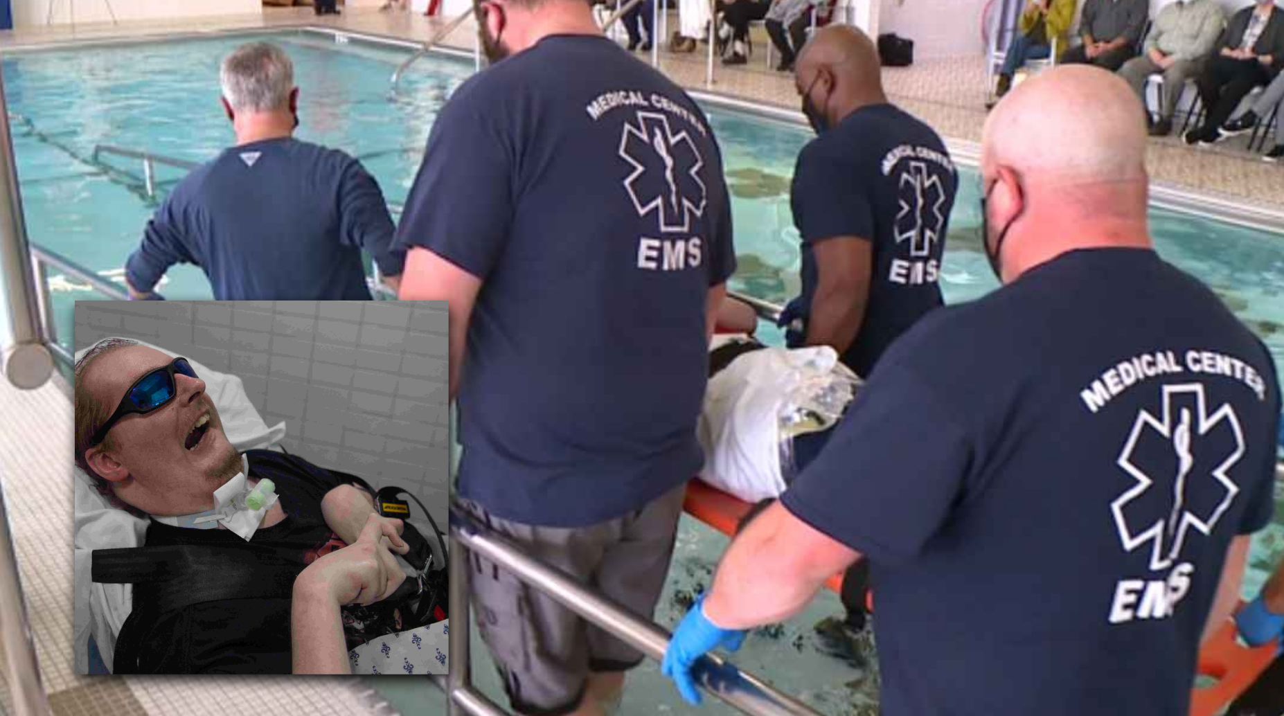 Homem paralisado há 15 anos é batizado com ajuda de familiares e amigos ...