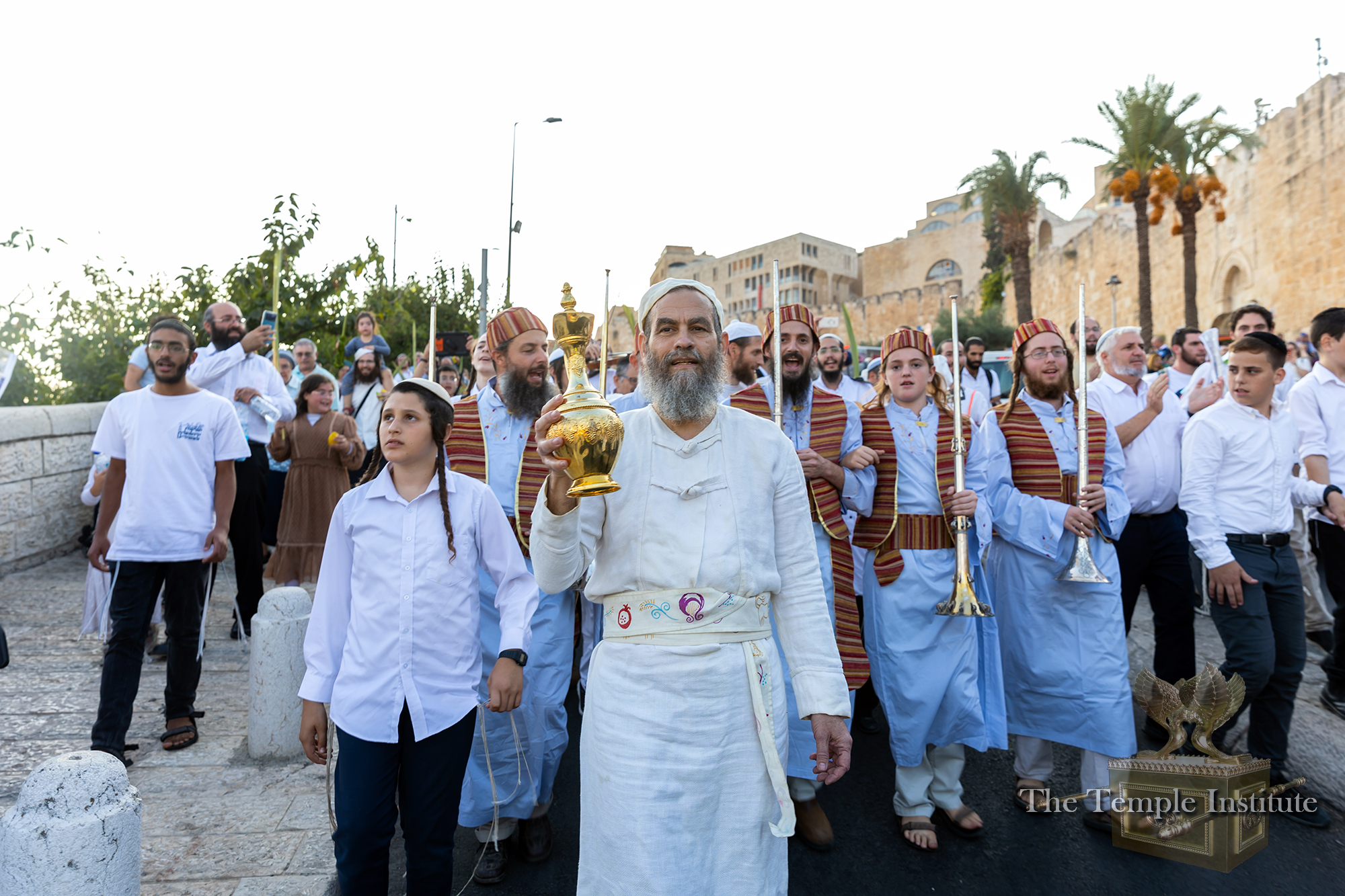 Levitas reencenam ritual de Sucot em preparo para o Terceiro Templo ...